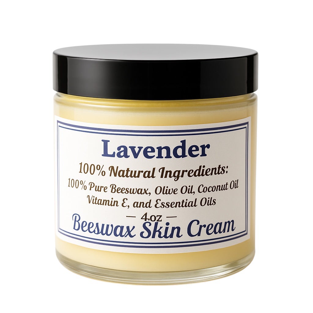 Lavender Beeswax Skin Cream | WildHoneyBeeFarm