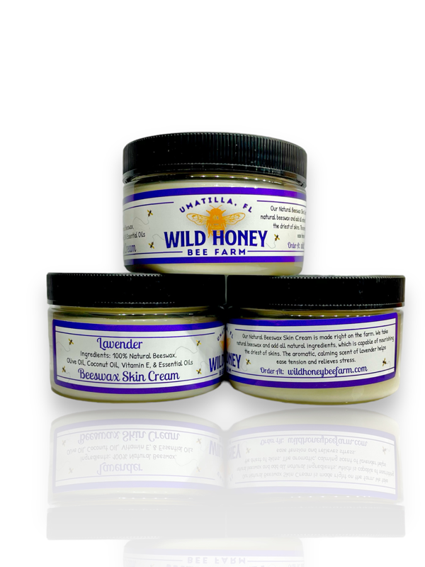 Lavender Beeswax Skin Cream | WildHoneyBeeFarm